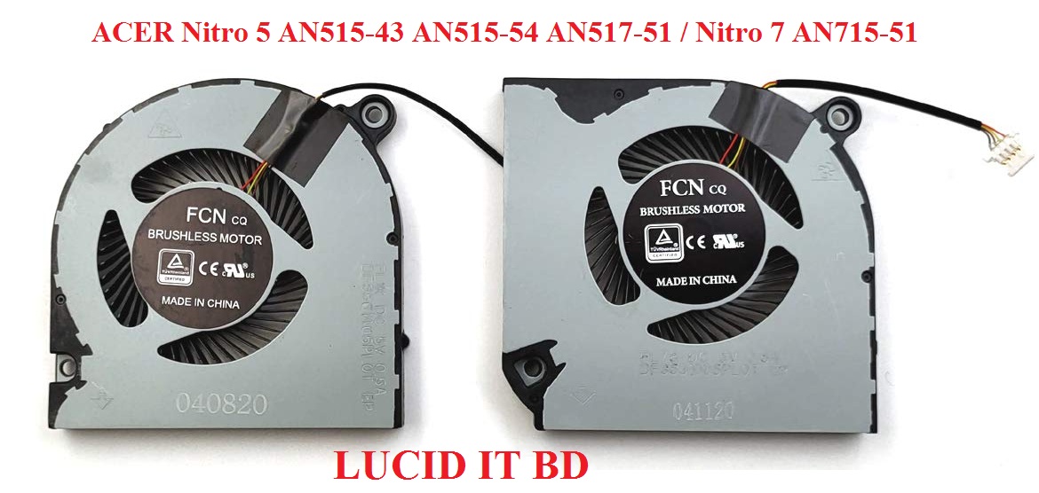 New Acer Nitro 5 AN515-43 AN515-54 AN517-51 Laptop CPU & GPU Cooling ...