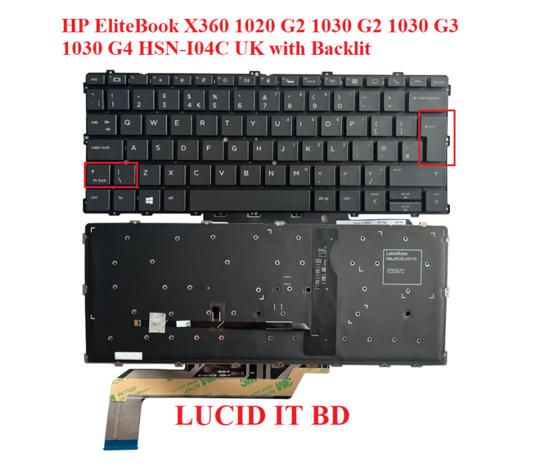 Laptop Keyboard For HP EliteBook X360 1020 G2 1030 G2 1030 G3 1030 G4 ...